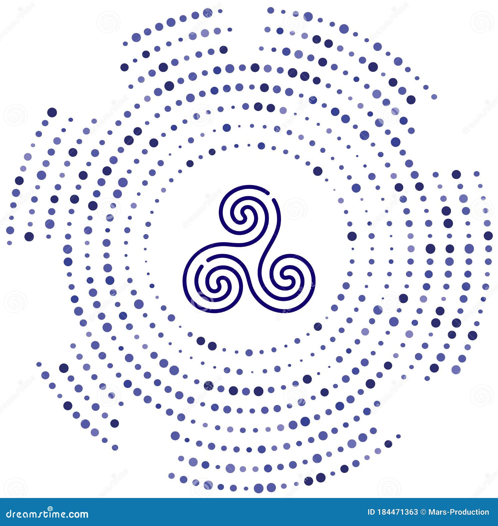 Triskelion Vector Icon. Triskelion Editable Stroke. Triskelion Linear ...