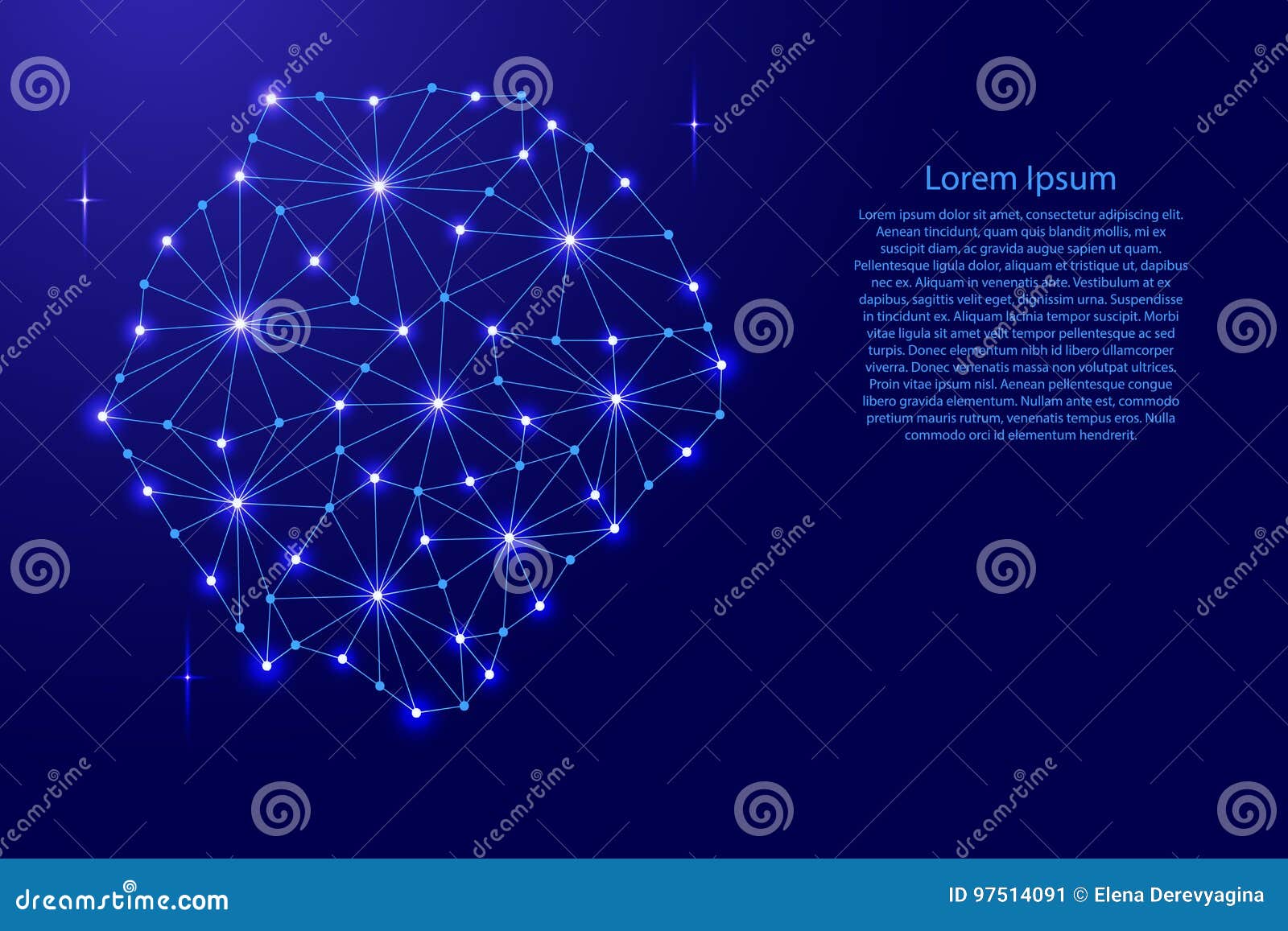 Tristan Da Cunha Map of Polygonal Mosaic Lines Network, Rays, Space ...