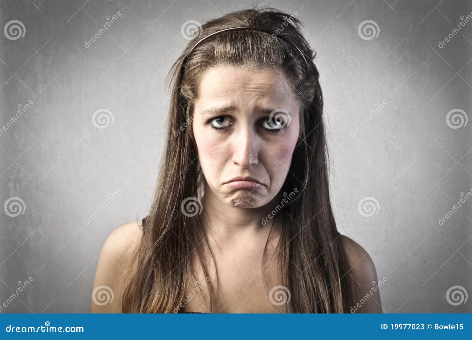 Tristesse image stock. Image du illusion, femelle, verticale - 19977023