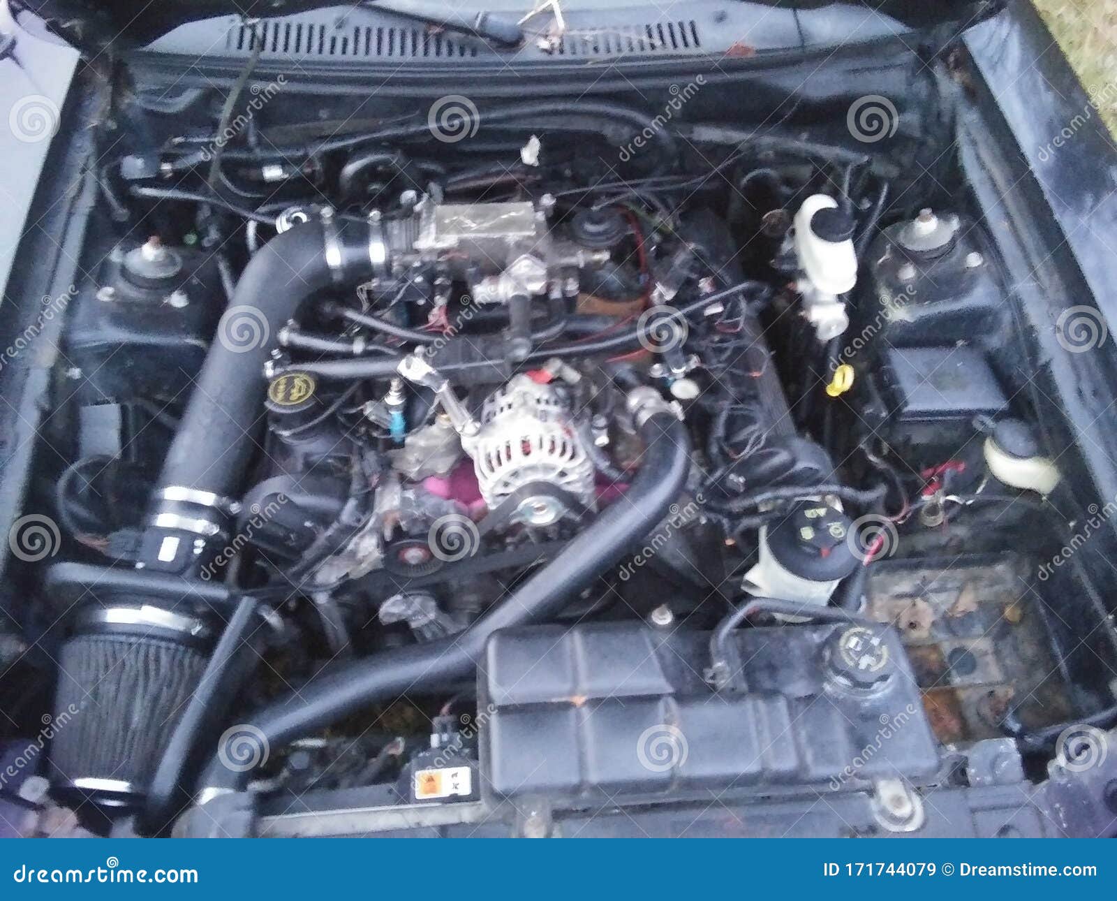 4.6 Triton Mustang Engine Rebuild Stock Image - Image of triton ...