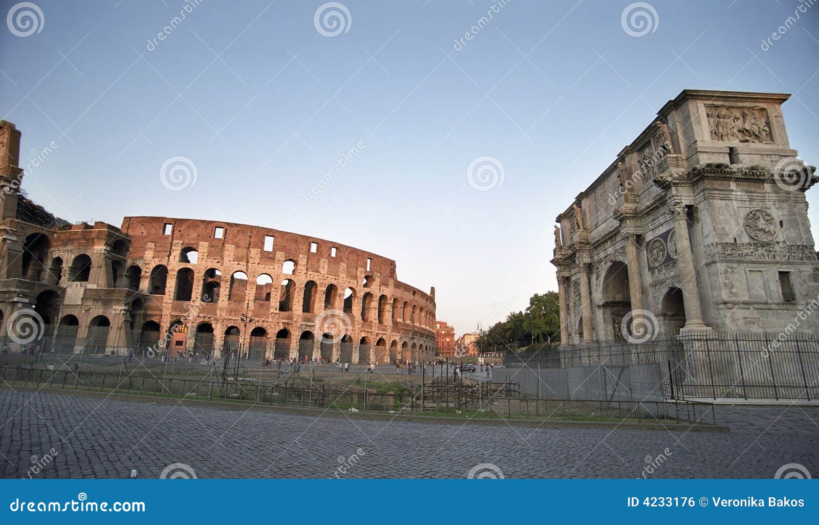 Triumph and colosseum stock photo. Image of history, arch - 4233176