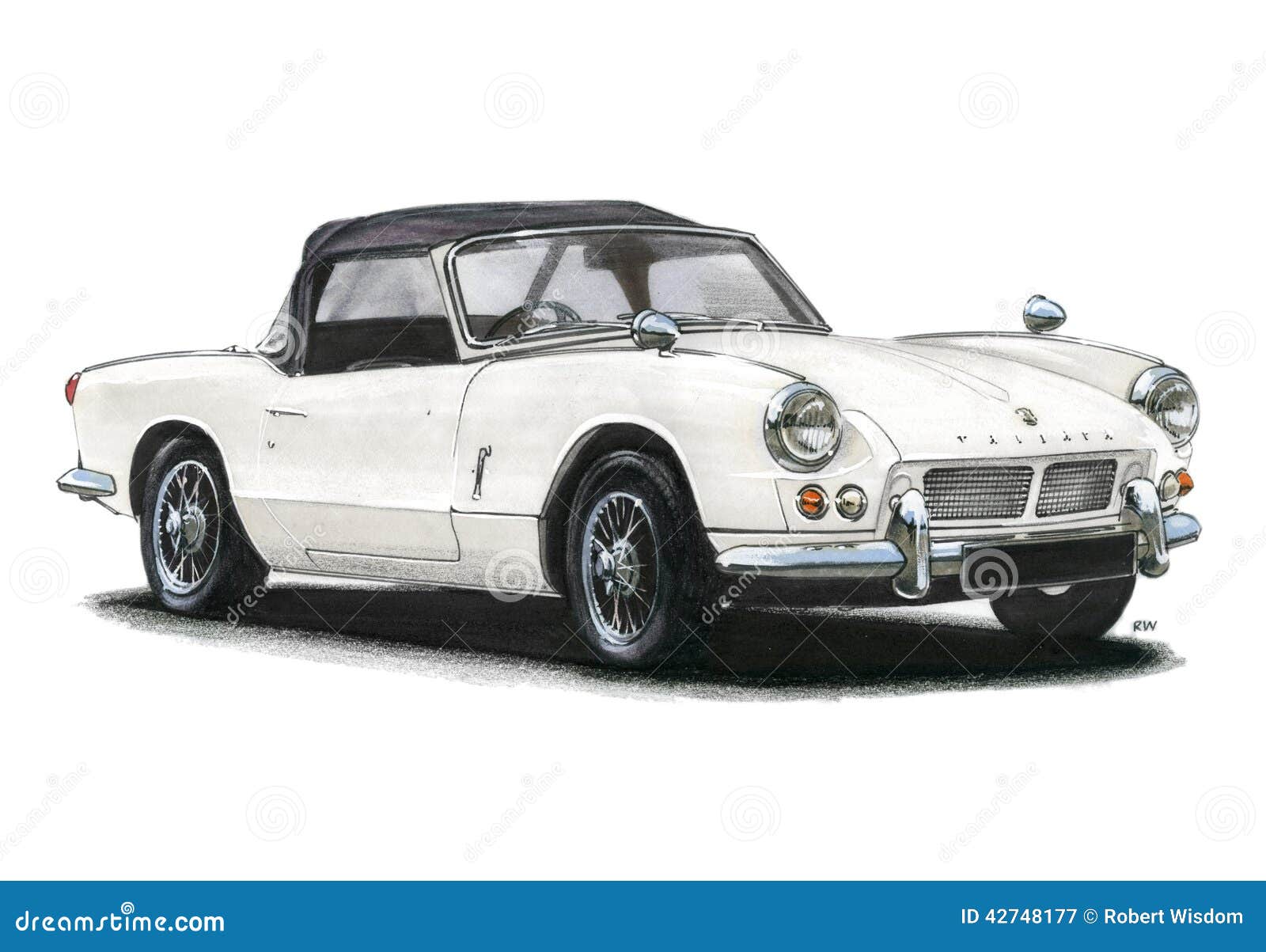 Triumph Spitfire Mk1 editorial photography. Illustration of spitfire ...
