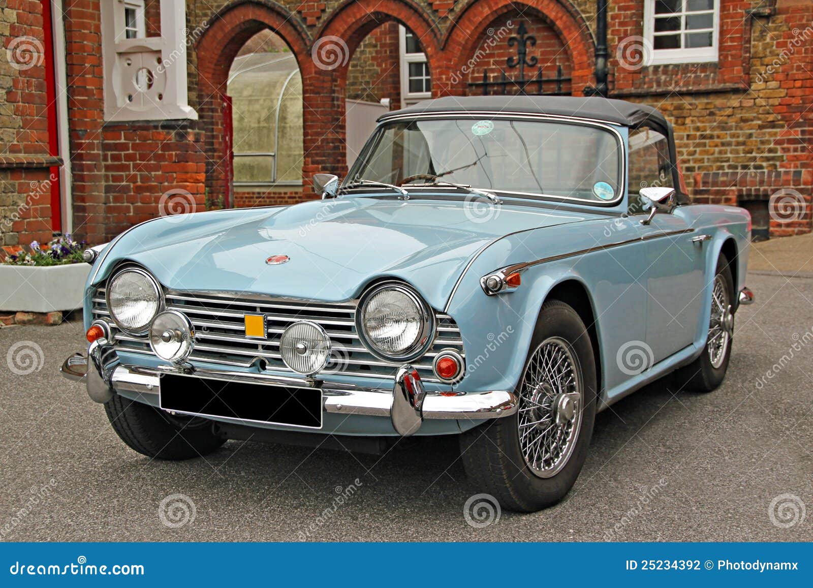 Triumph TR4 classic car stock photo. Image of power, collector - 25234392