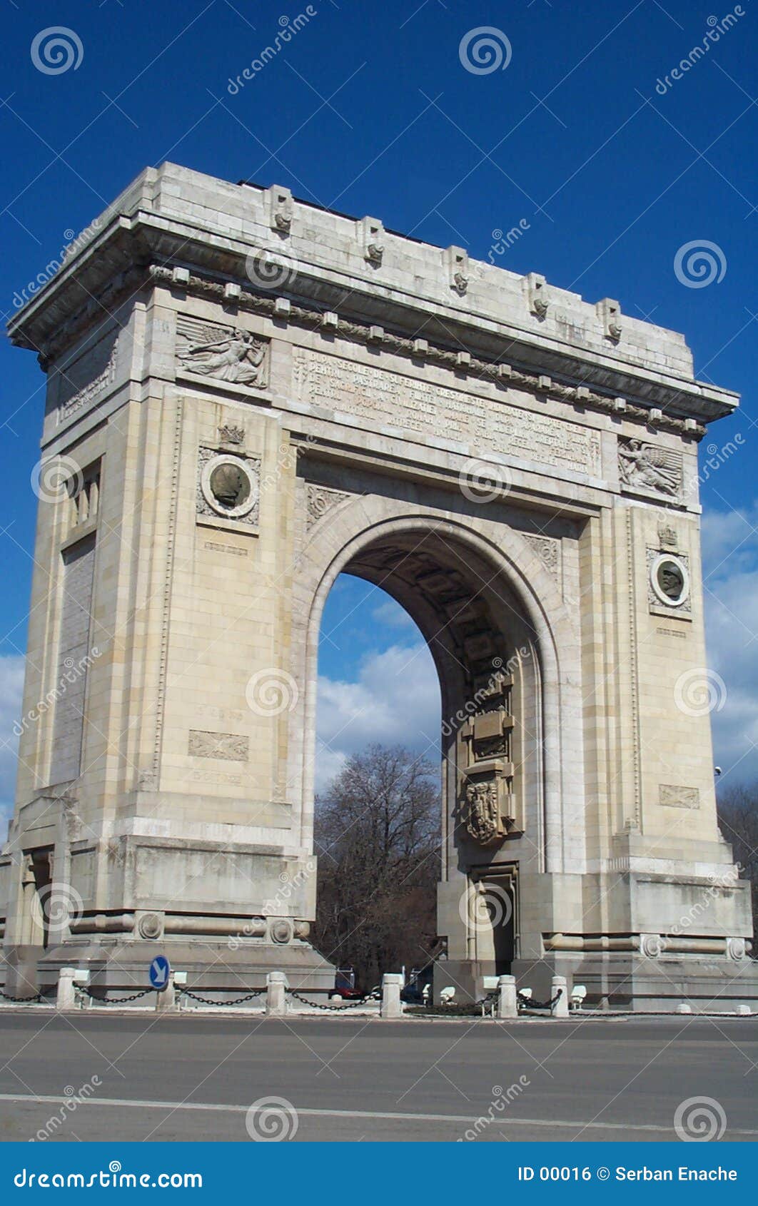 Triumphal Arch stock photo. Image of architecture, romania - 16