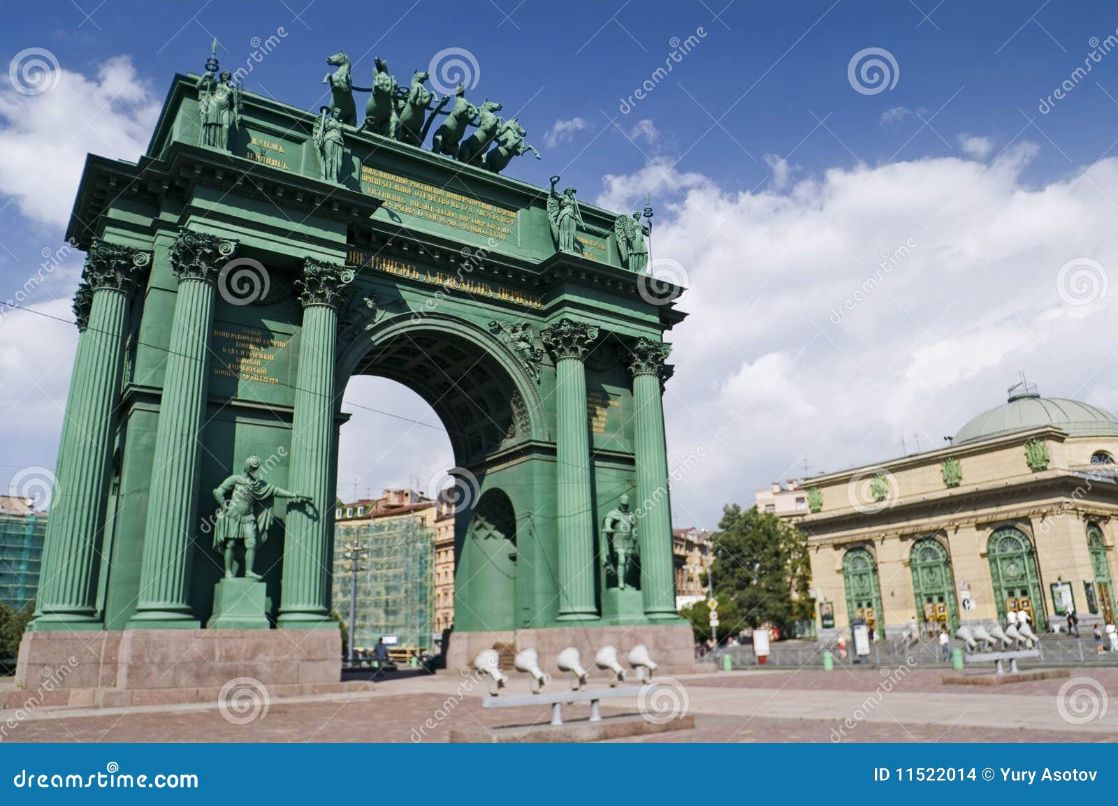 Triumphal Arch stock photo. Image of decorative, military - 11522014