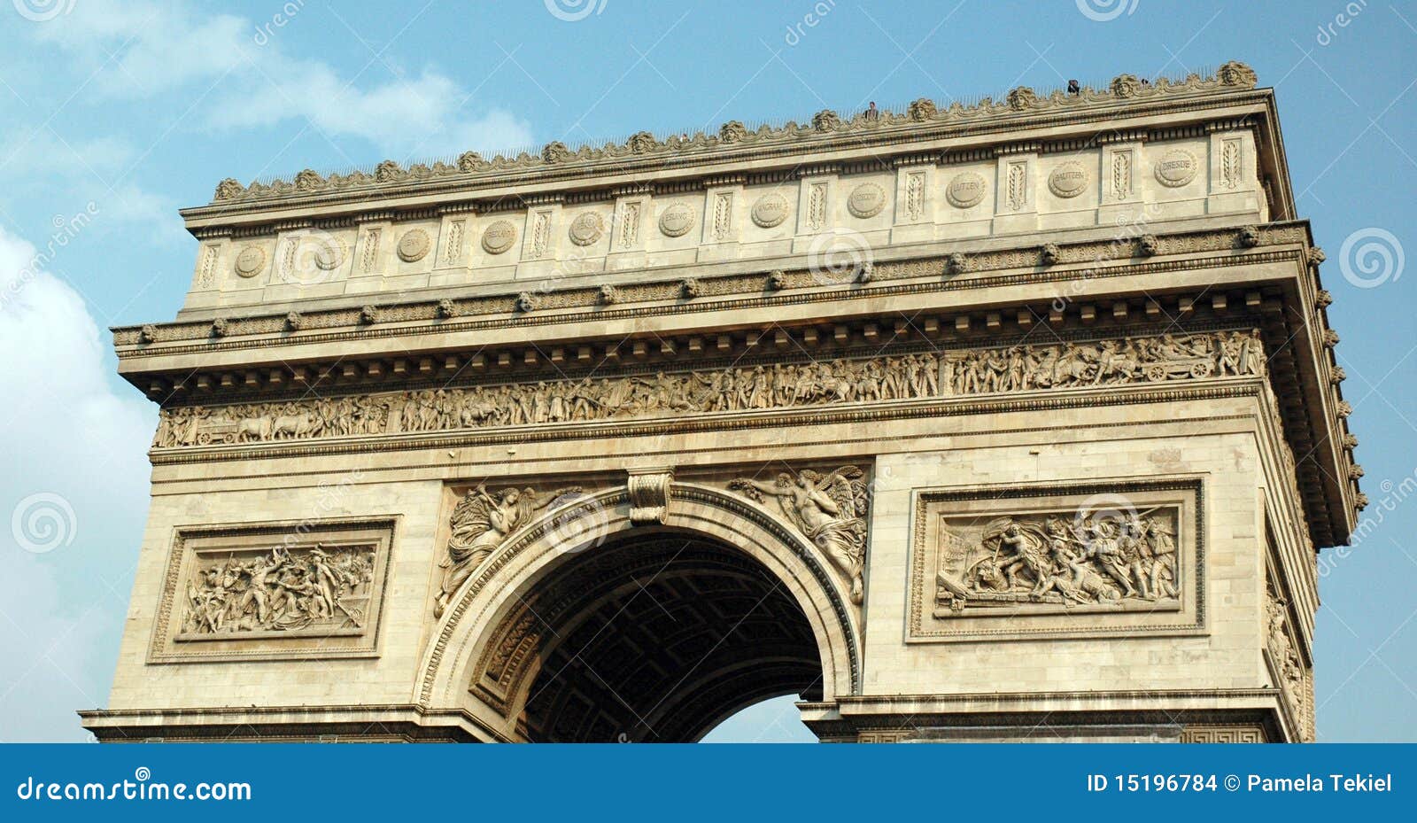 Triumphal Arch stock photo. Image of architecture, obelisque - 15196784