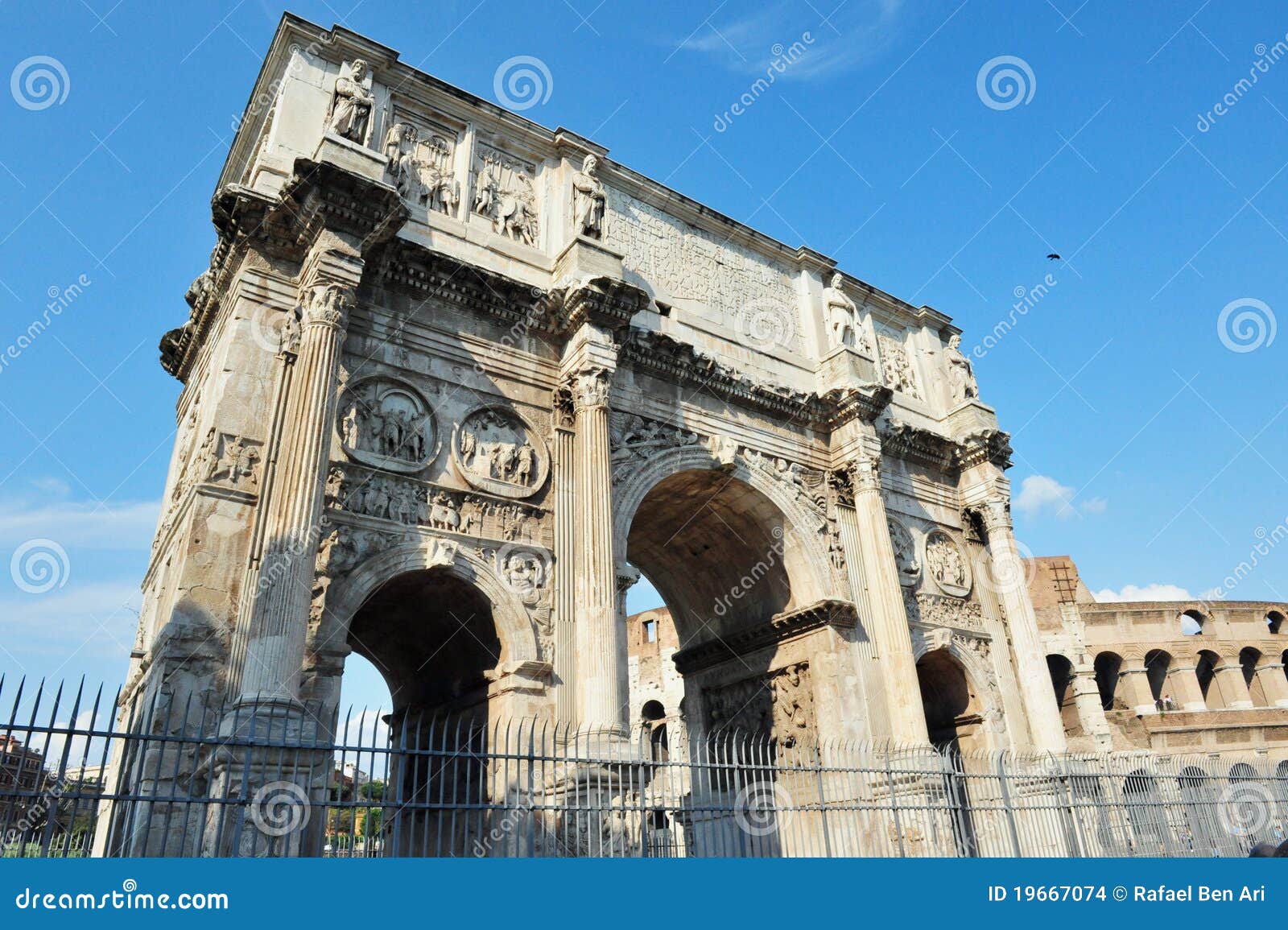 Triumphal Arch stock photo. Image of europe, destination - 19667074