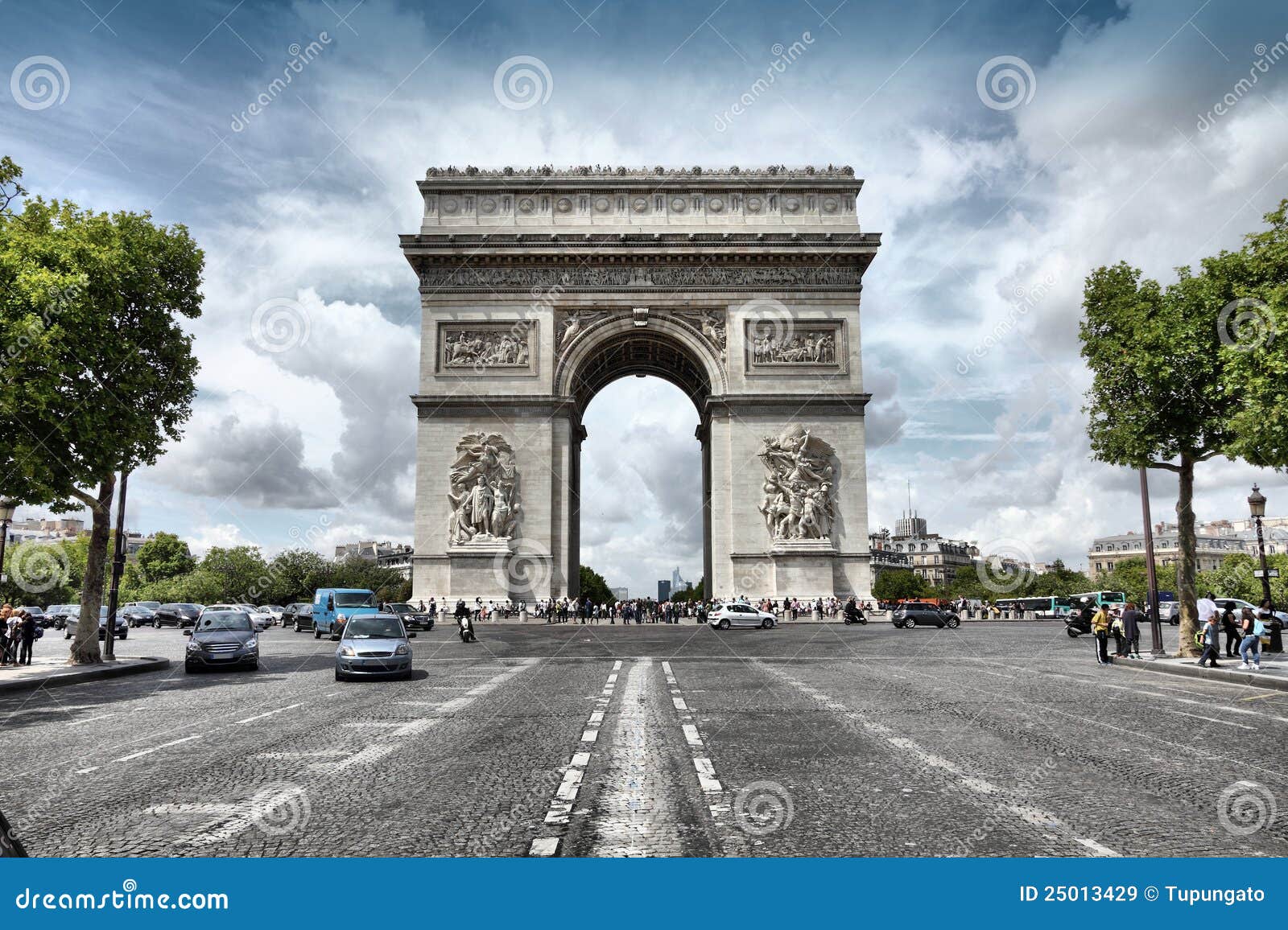 Triumphal Arch, Paris editorial stock image. Image of national - 25013429