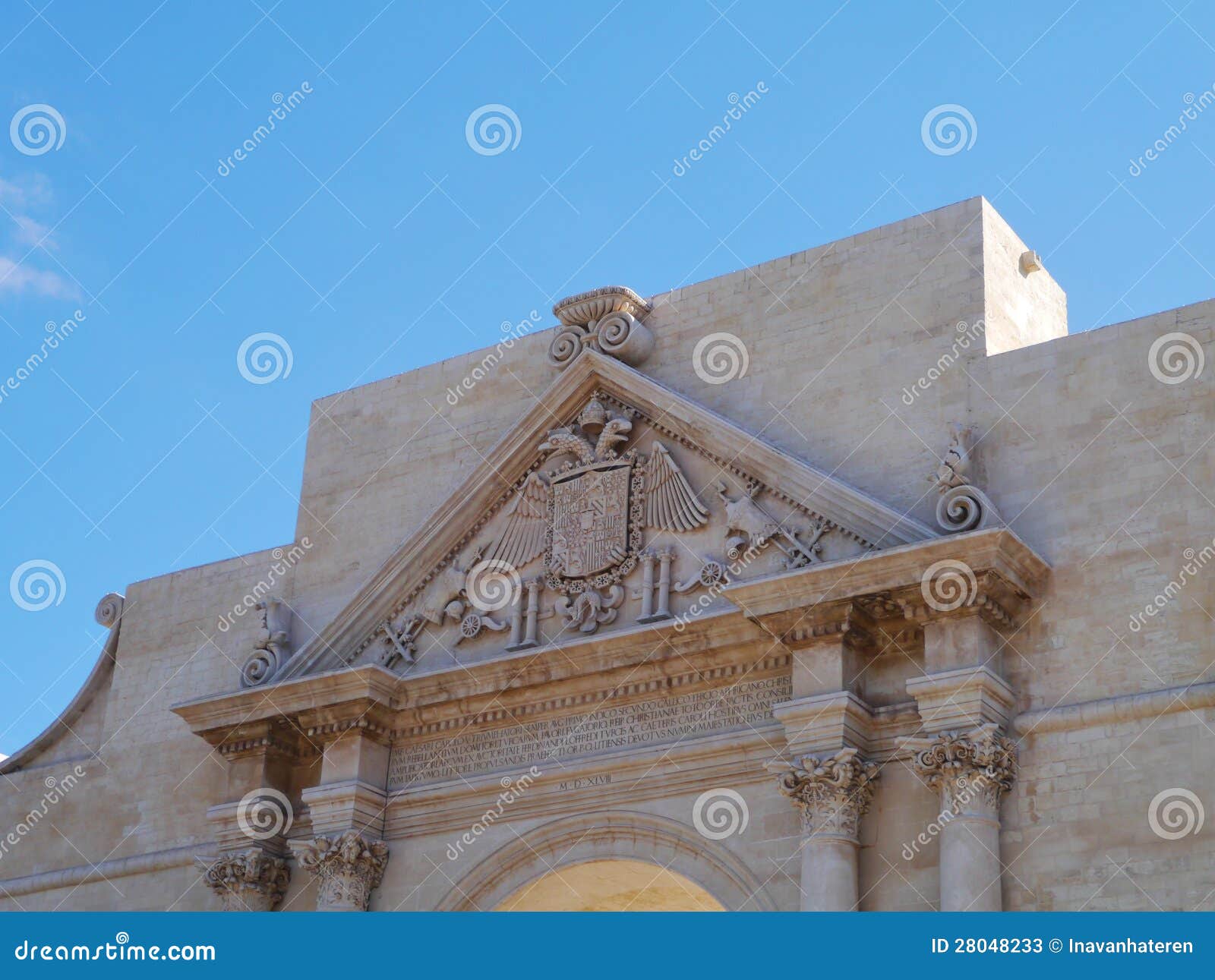 Triumphal gate stock image. Image of lime, gate, saint - 28048233