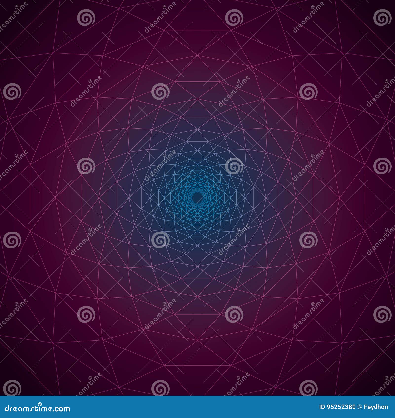 Trivexen Twilight: Triangular Vortex Geometric Lines on Gradient Cosmic ...