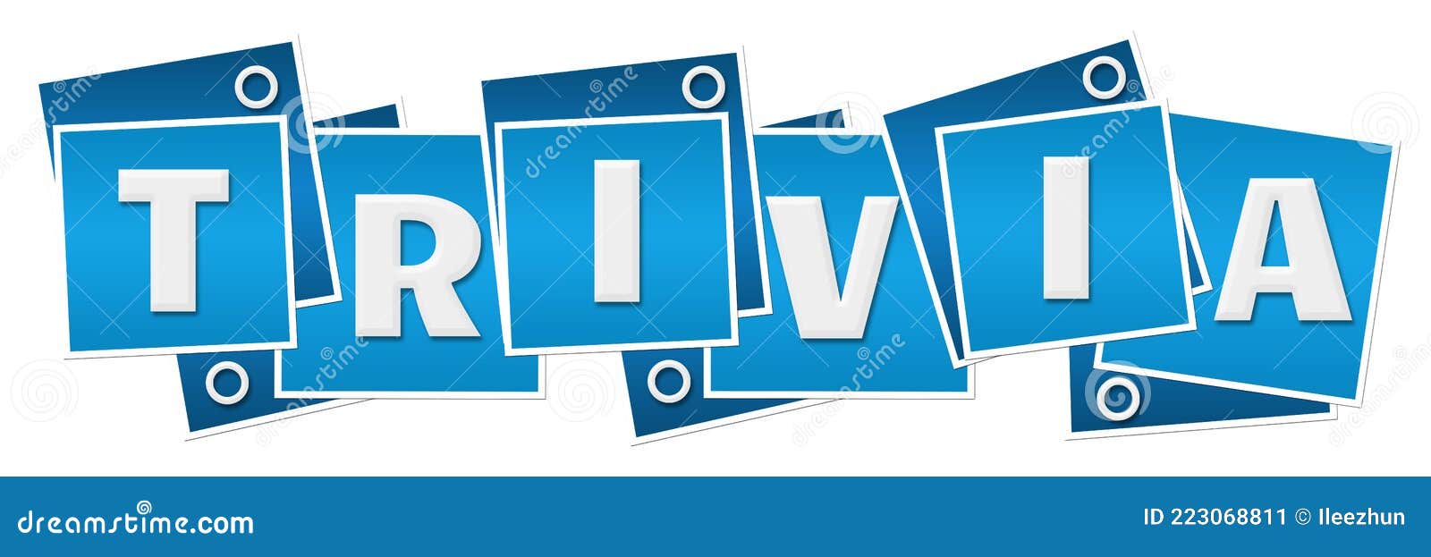 Trivia Blue Squares Rings stock illustration. Illustration of internet ...