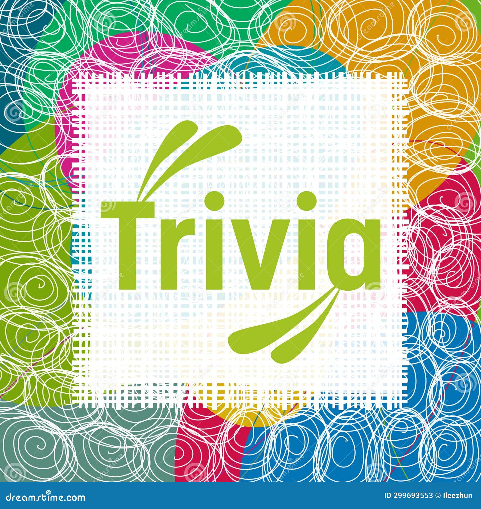 Trivia Colorful Squares Stock Image | CartoonDealer.com #107296609