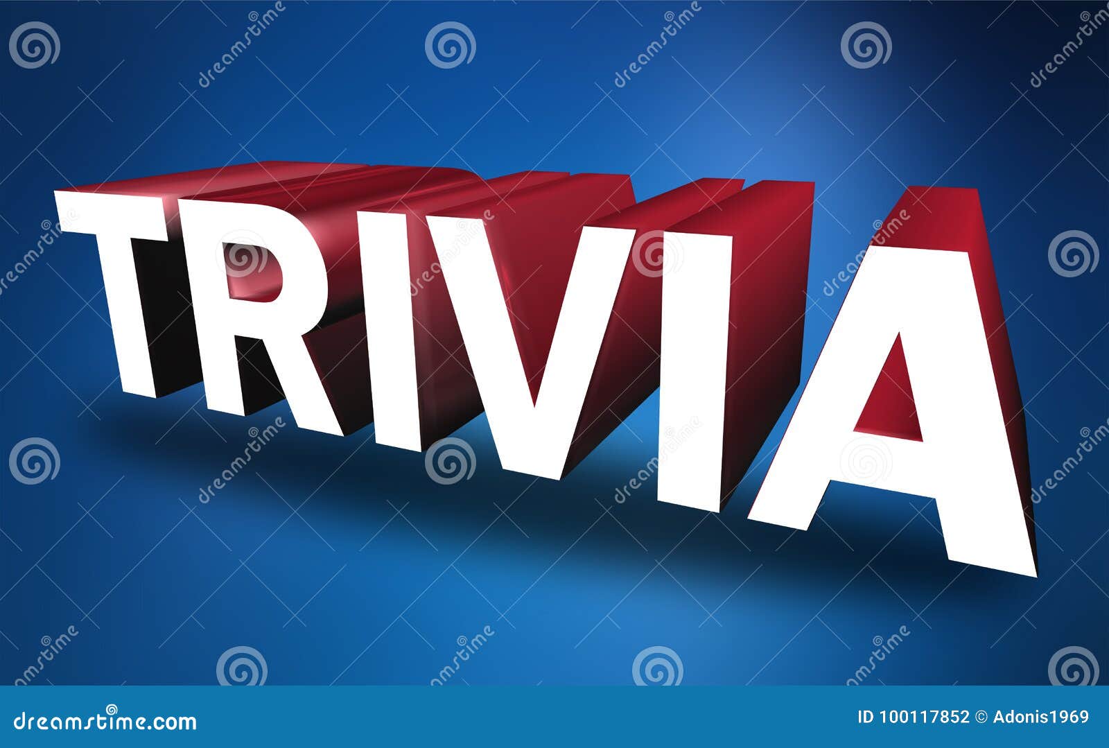 Trivia concept stock illustration. Illustration of anecdote - 100117852