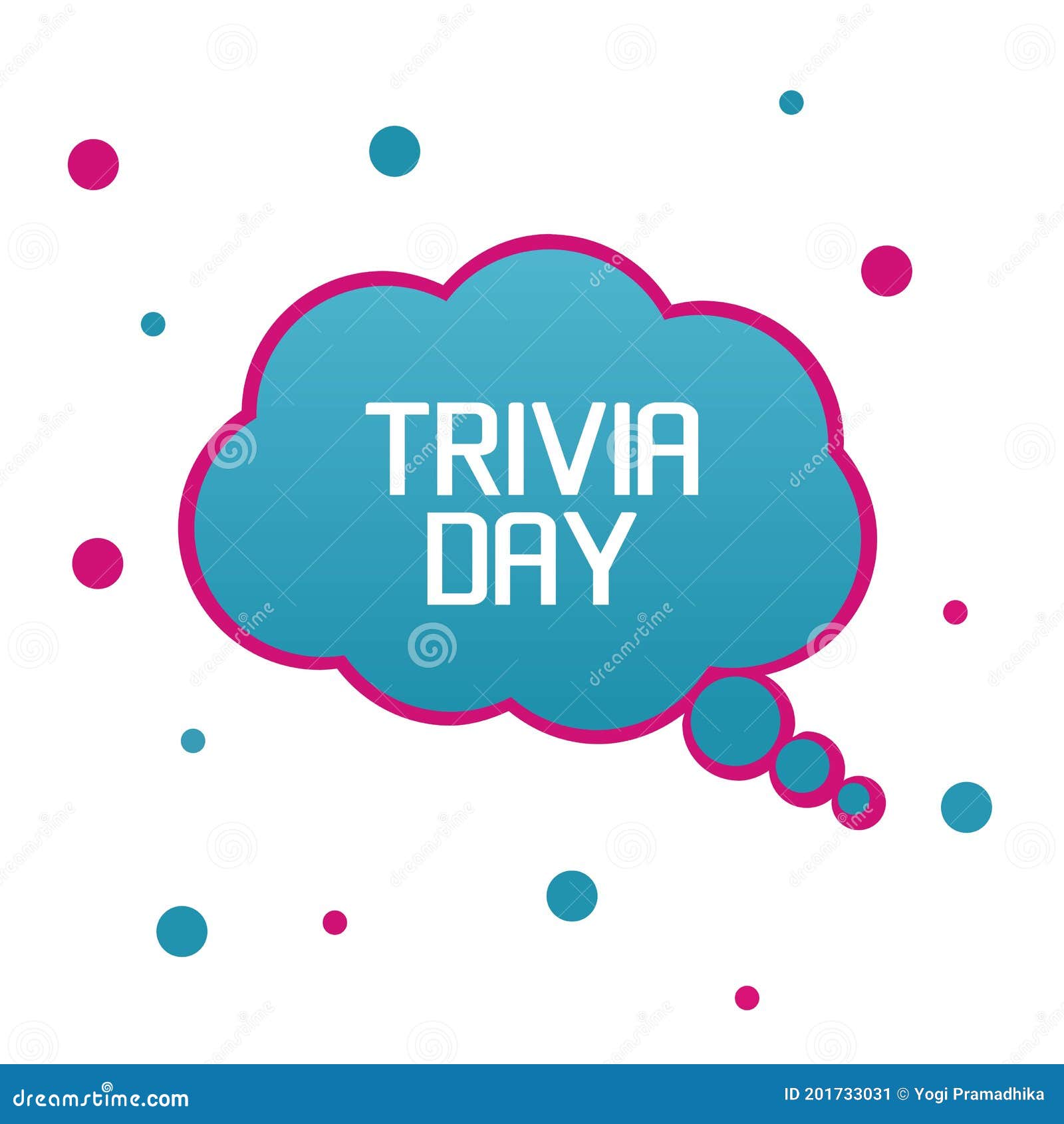 Trivia Day Vector Illustration Stock Vector - Illustration of fact ...