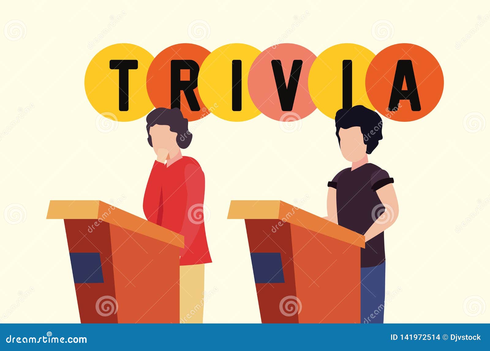 Trivia night design stock vector. Illustration of brainstorm - 141972514