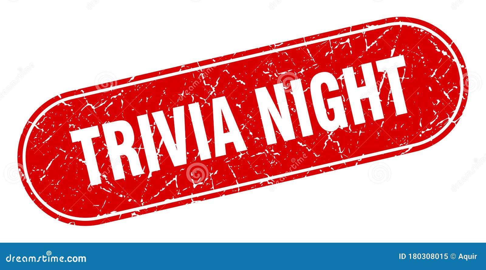 Trivia Night Sign. Trivia Night Grunge Stamp Stock Vector ...