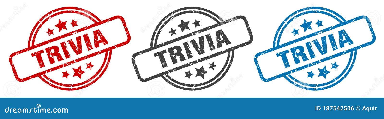 Trivia Stamp. Trivia Round Isolated Sign Stock Vector - Illustration of ...