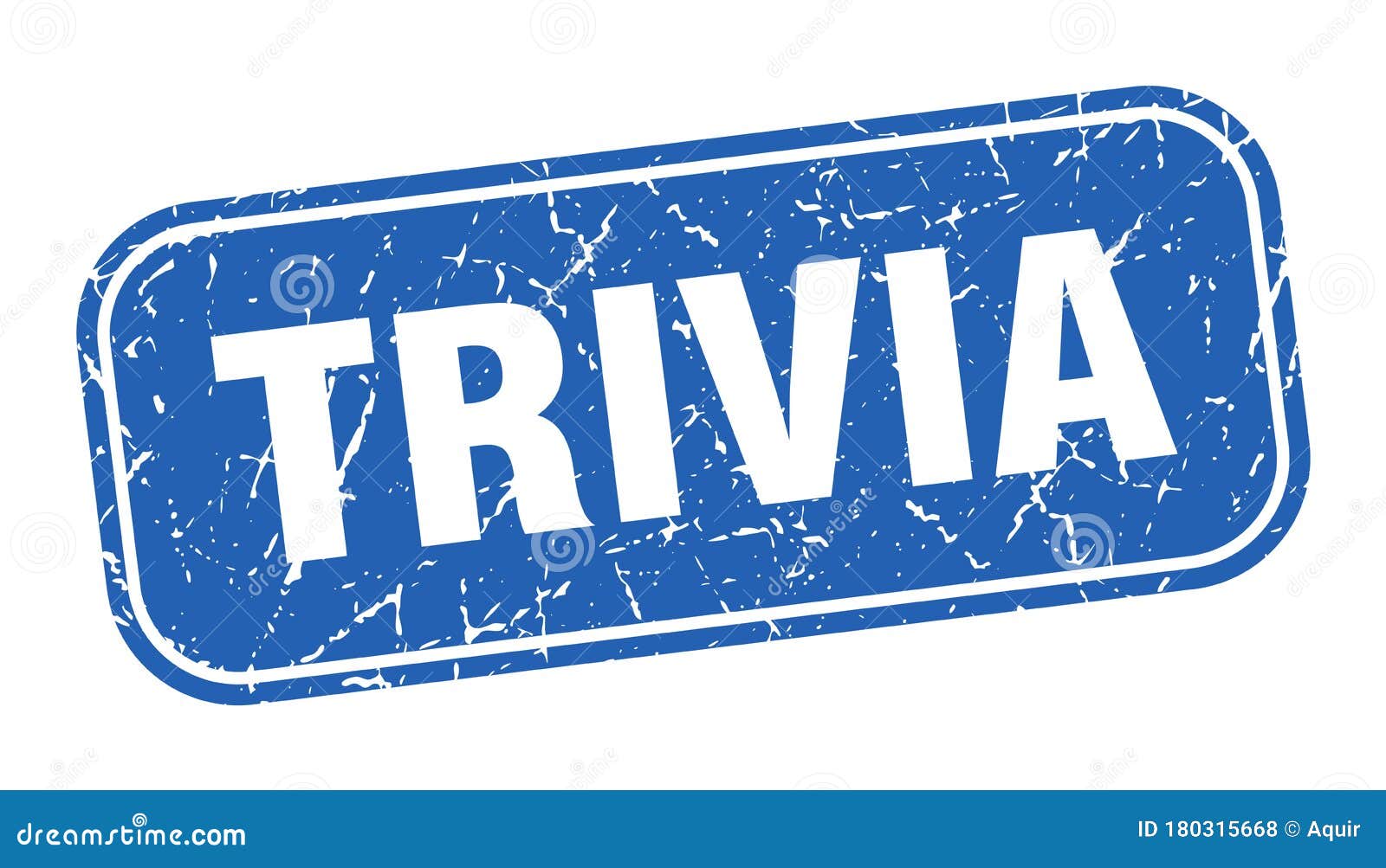 Trivia Stamp. Trivia Square Grungy Isolated Sign Stock Vector ...