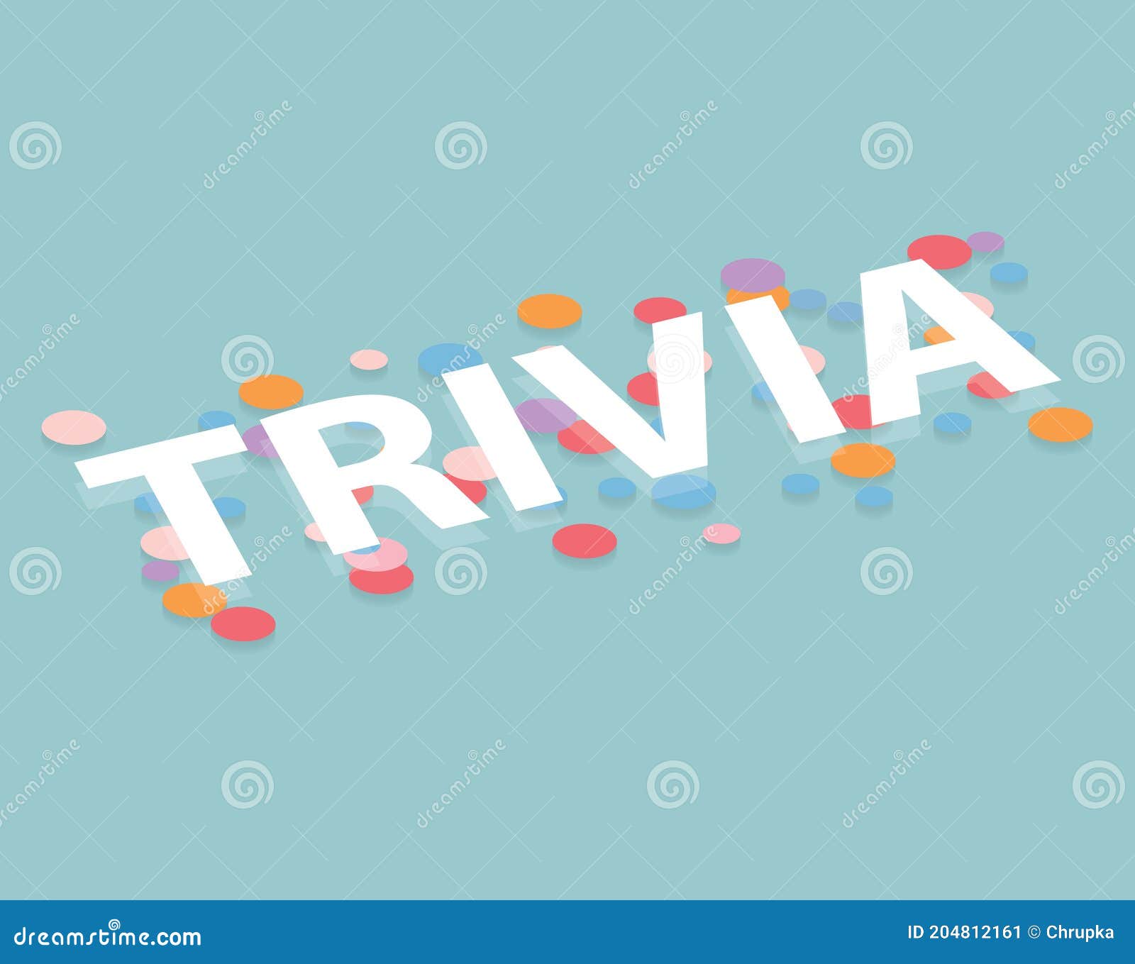 Trivia word concept stock vector. Illustration of quote - 204812161