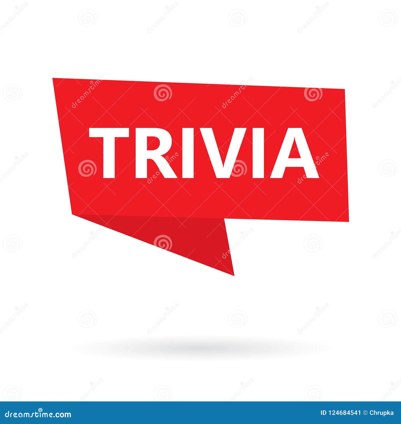 Trivia Word on a Speach Bubble Stock Vector - Illustration of trivia ...