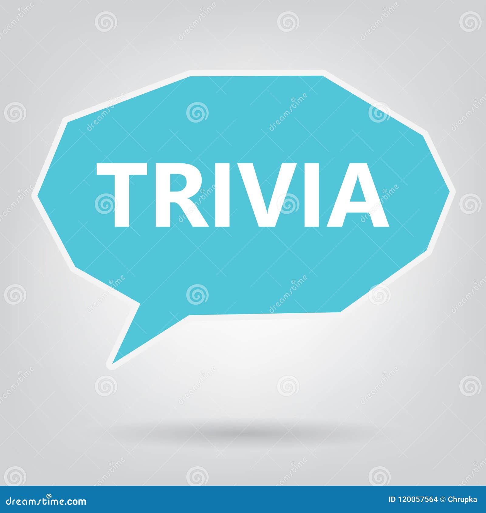 Trivia Written on Speech Bubble Stock Vector - Illustration of banner ...