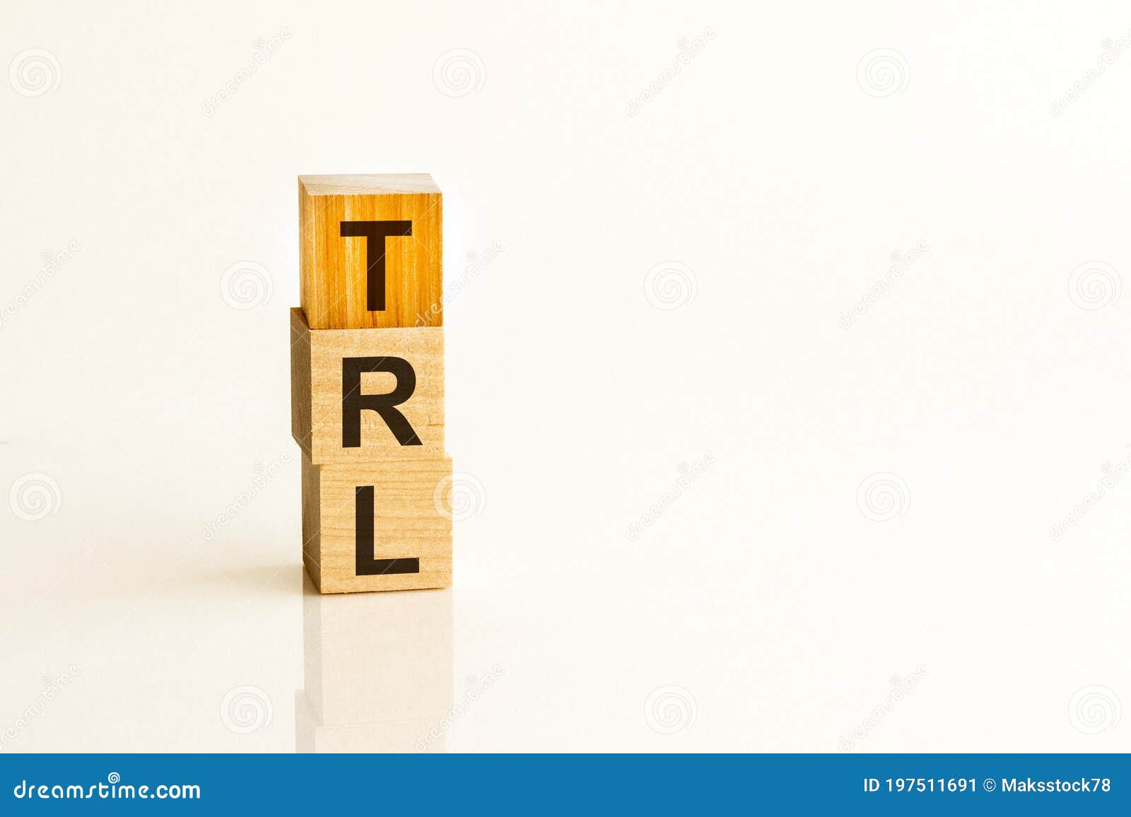 TRL - Words from Wooden Blocks, Front View Stock Image - Image of level ...
