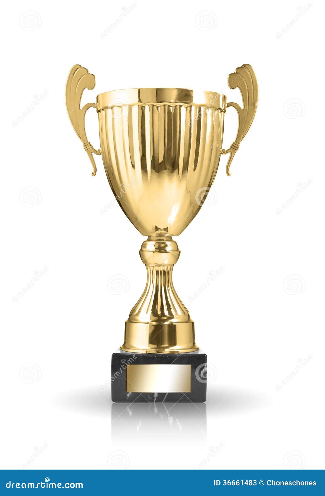 Troféu dourado imagem de stock. Imagem de objeto, fundo - 36661483