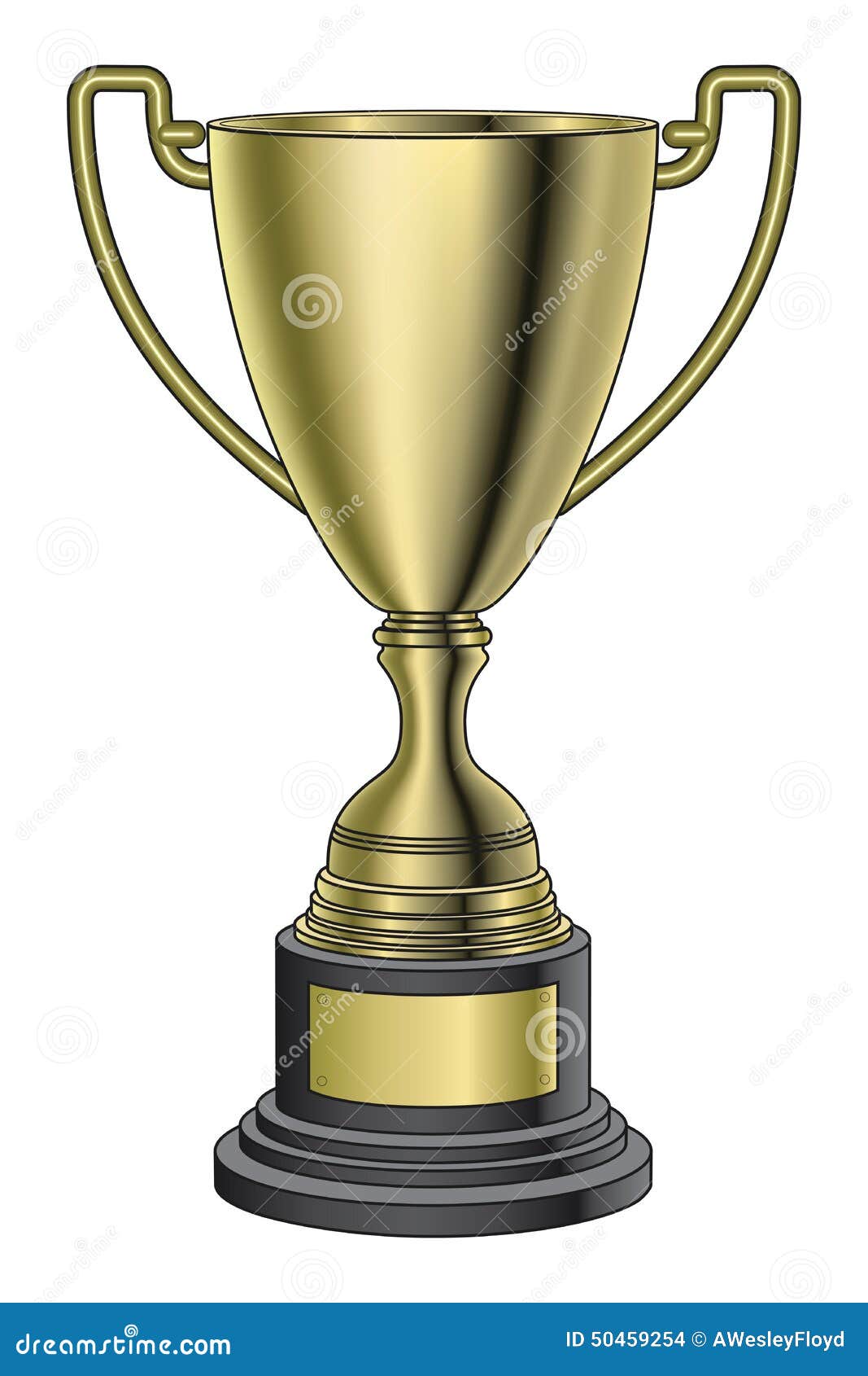 Trofee vector illustratie. Illustration of succes, voltooiing - 50459254