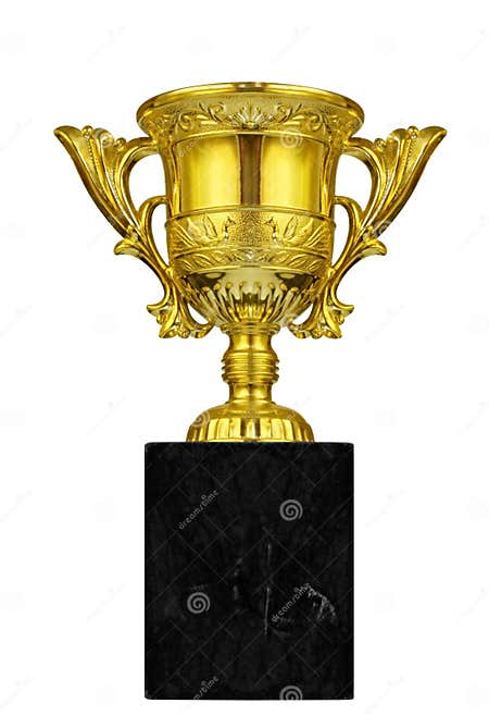 Trofee stock afbeelding. Image of goud, toekenning, voorwerp - 7850649