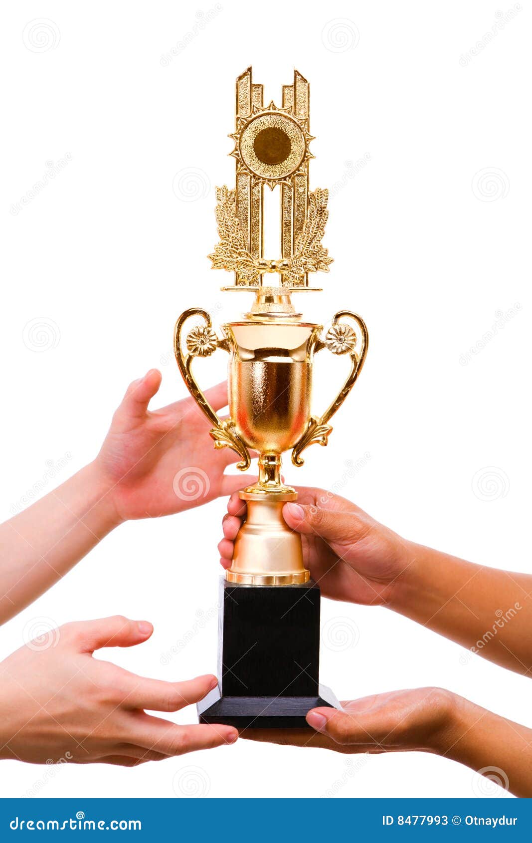 Trofeo Concedido Al Ganador Imagen de archivo - Imagen de éxito ...