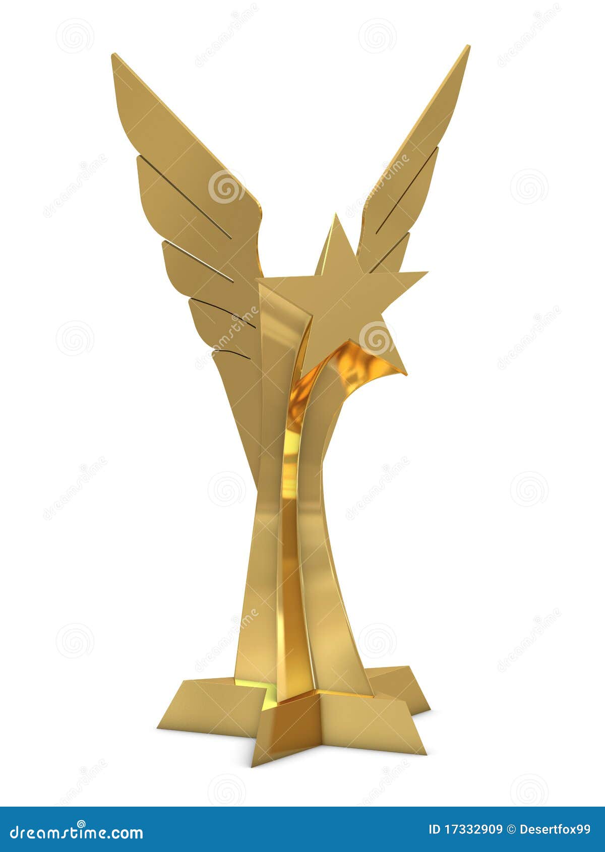Trofeo De Oro Con La Estrella Y Las Alas Stock de ilustración ... Trofeo De Oro Con La Estrella Y Las Alas Stock de ilustración ...
