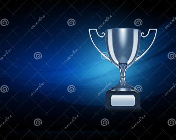 Trofeo de plata stock de ilustración. Ilustración de acontecimiento ...