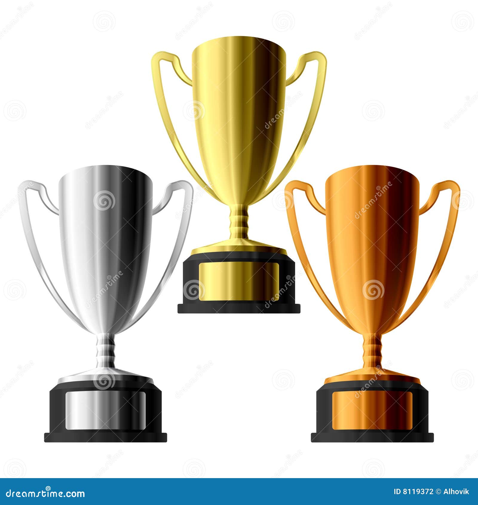 Trofeo del vector ilustración del vector. Ilustración de competitivo ...