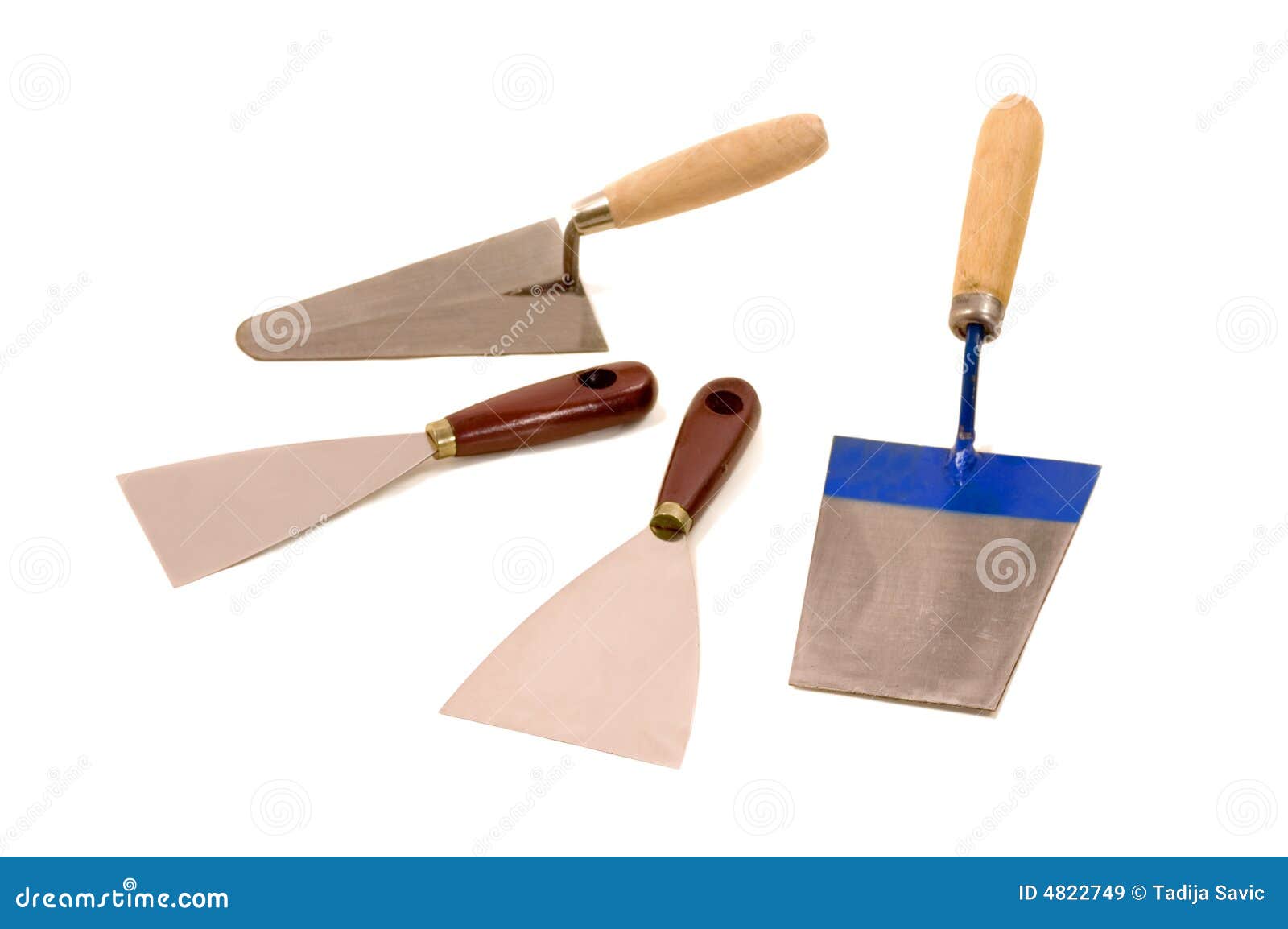 Troffel stock afbeelding. Image of bouw, metaal, spatel - 4822749