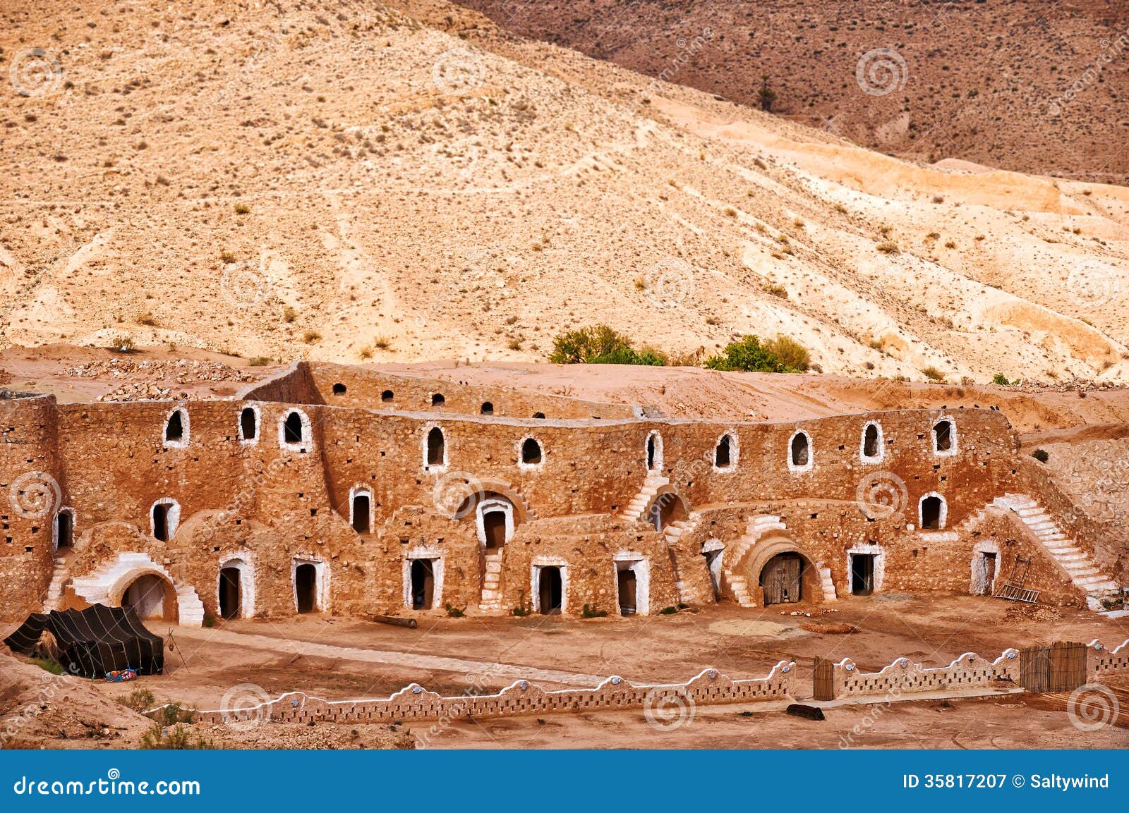 Troglodyte Cave Dwellings Royalty-Free Stock Photo | CartoonDealer.com ...