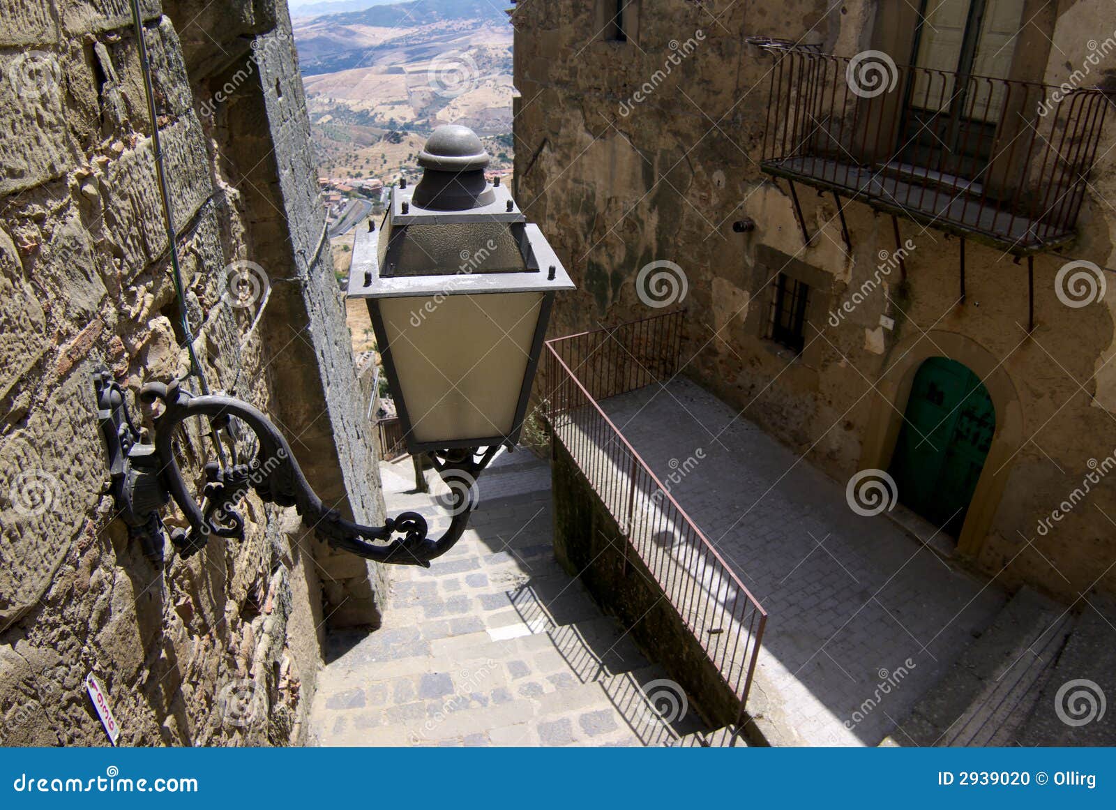 Troina stock photo. Image of sicily, road, close, borgo - 2939020
