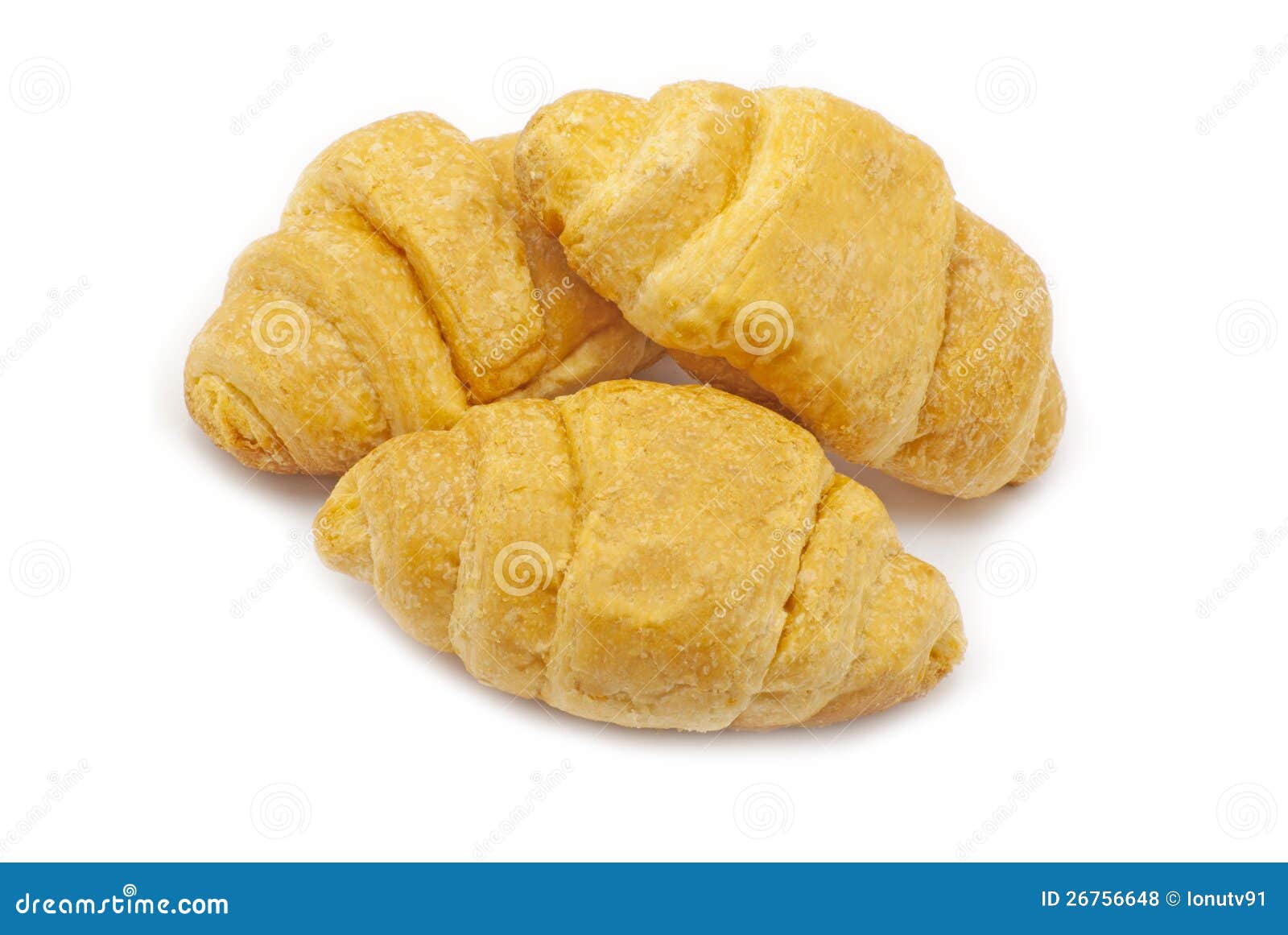 Trois croissants photo stock. Image du boisson, délicieux - 26756648