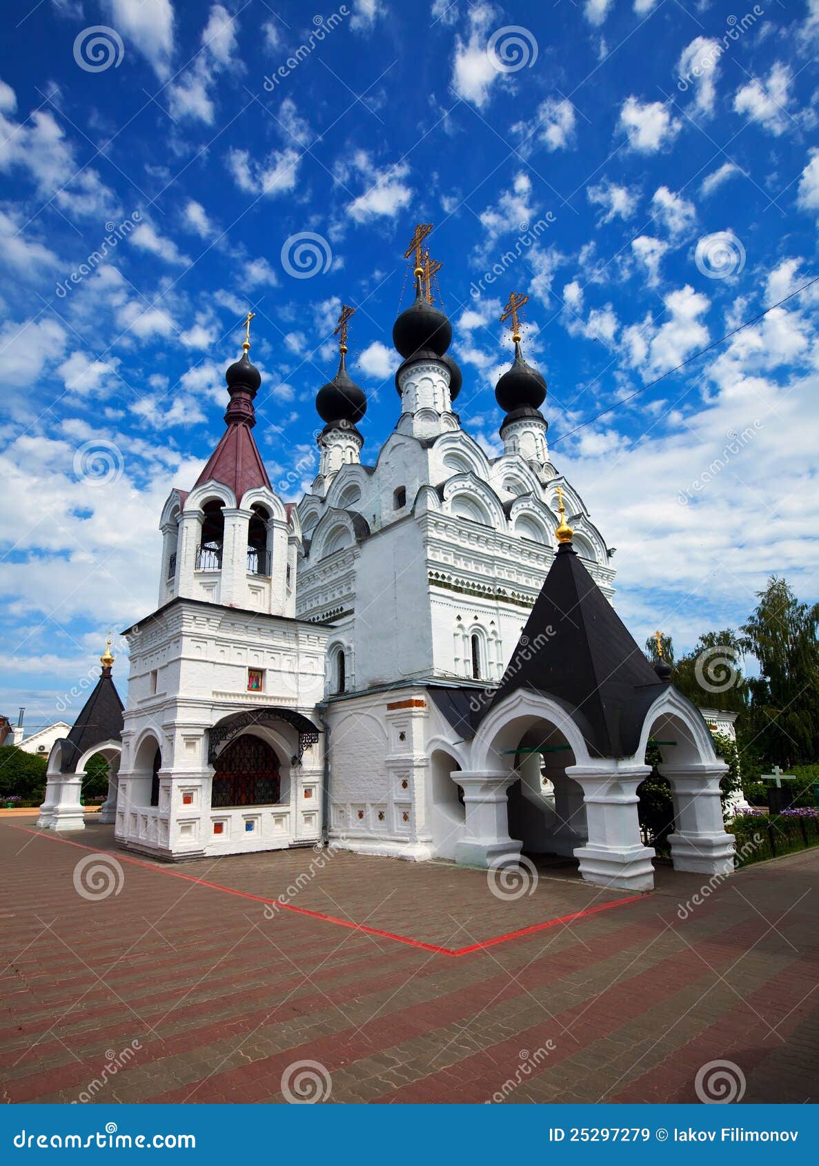 Troitskiy Monastery at Murom in Summer. Russia Stock Image - Image of ...