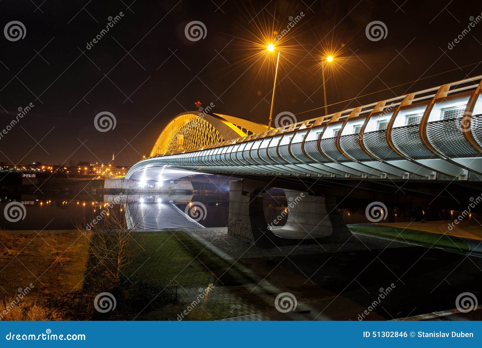 Troja Bridge in Prague stock photo. Image of monument - 51302846
