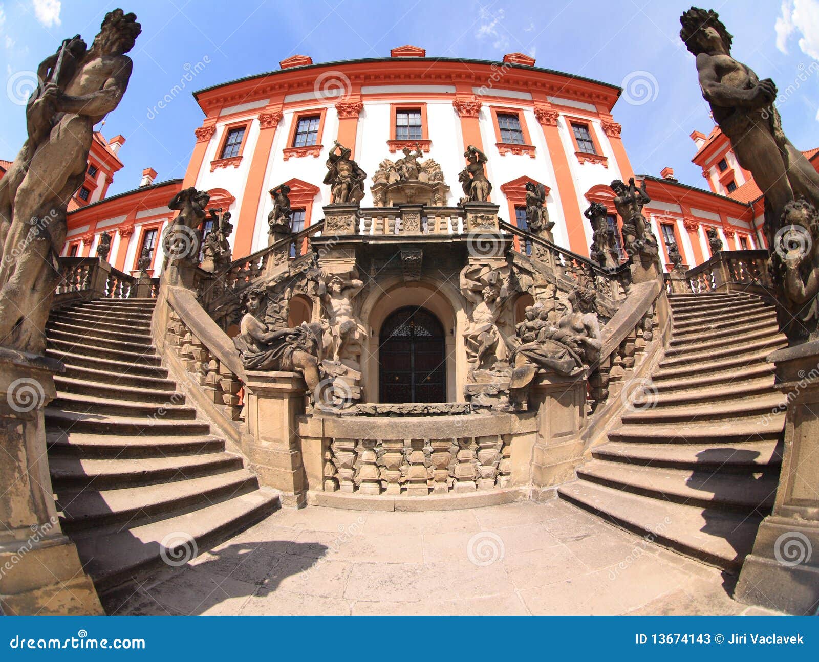 Troja castle stock image. Image of sunny, landmark, ancient - 13674143