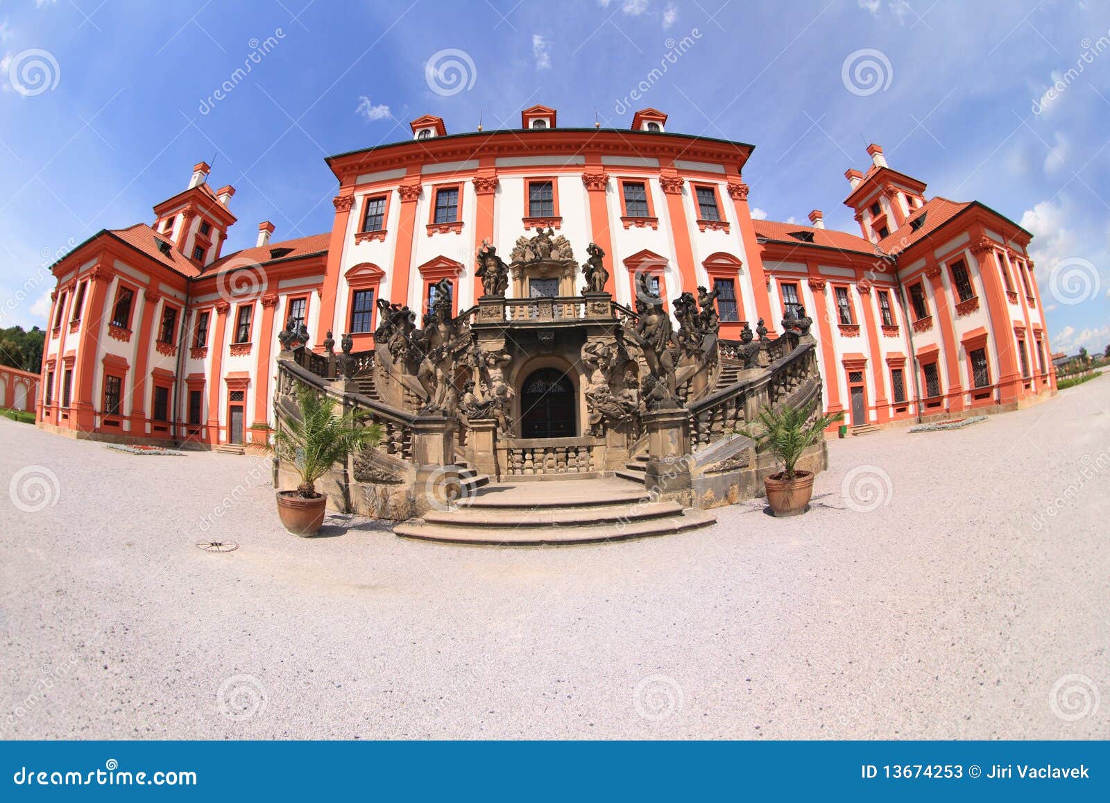 Troja castle stock image. Image of monument, famous, historical - 13674253