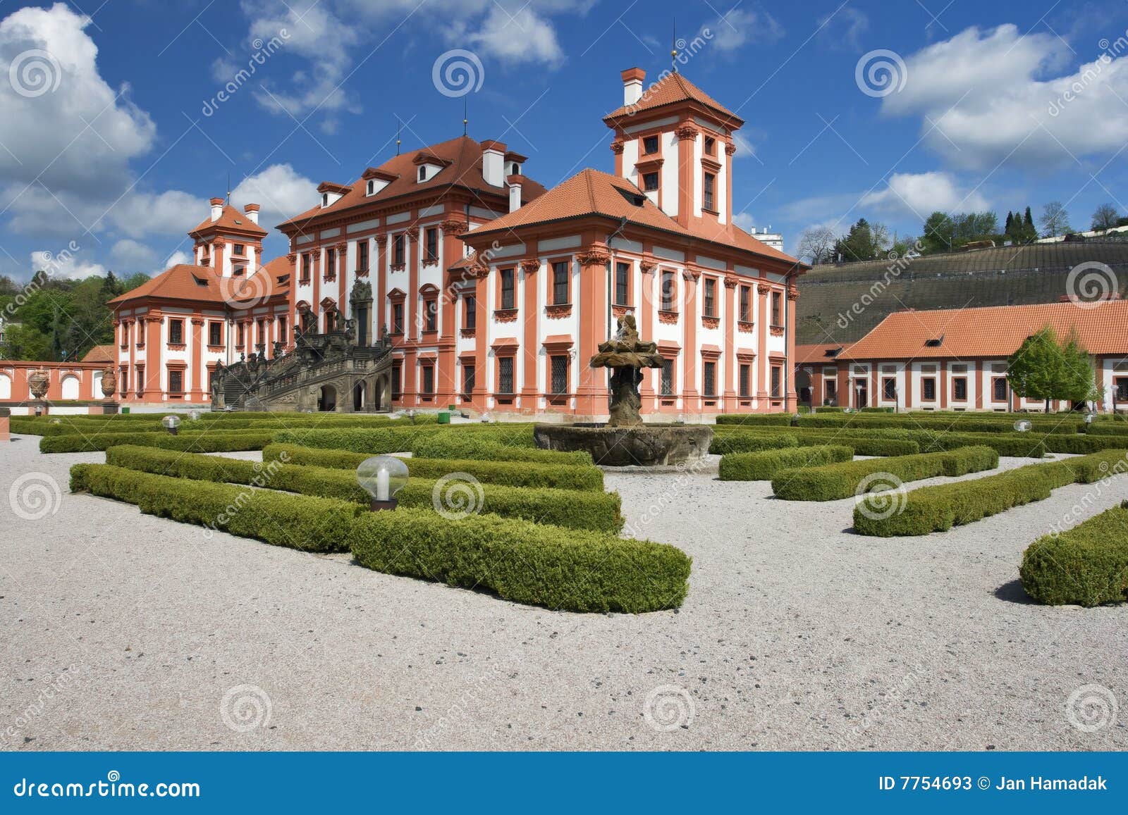 Troja castle stock image. Image of majestic, building - 7754693