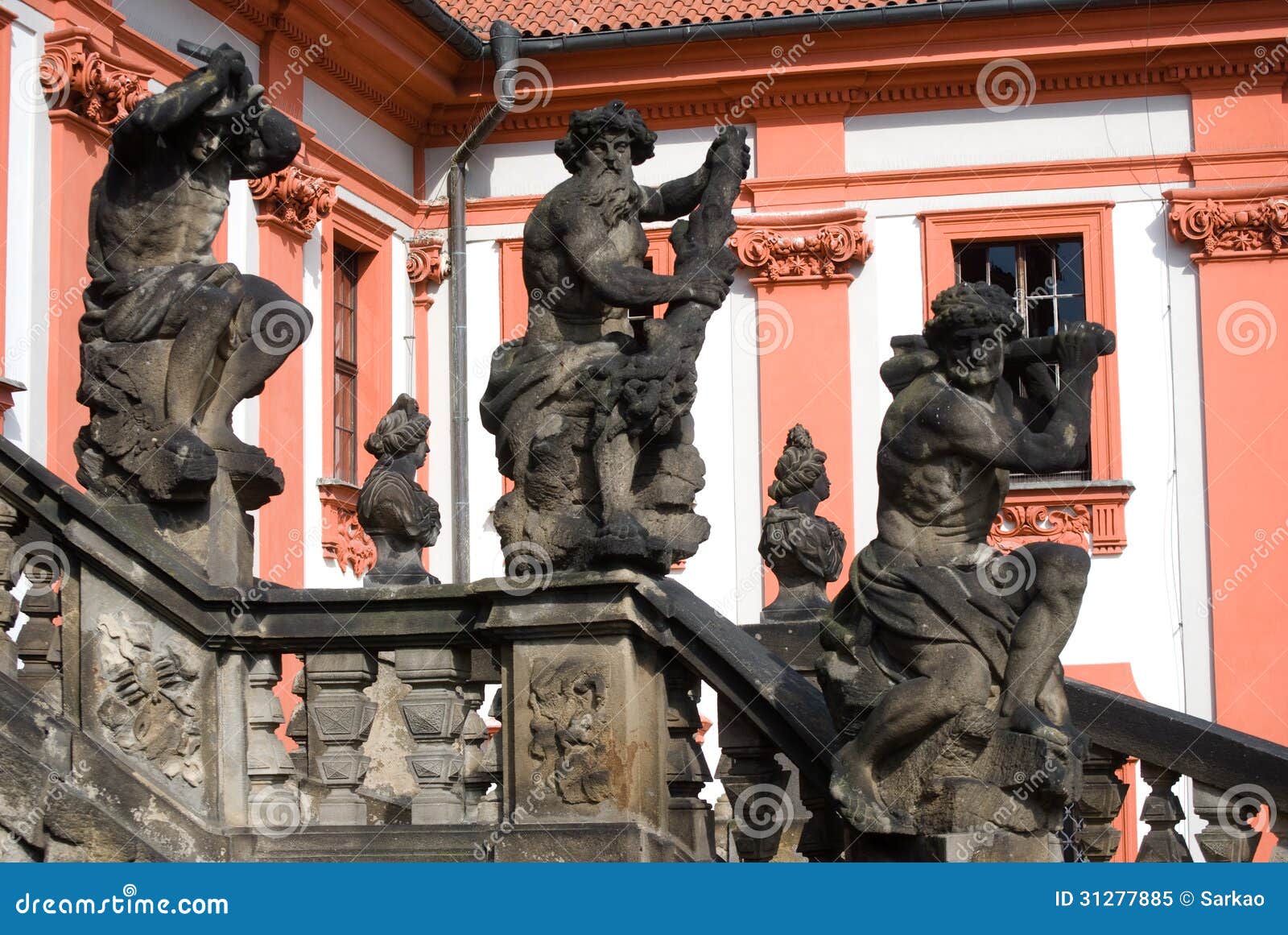 Troja castle, prague stock image. Image of baroque, chateau - 31277885