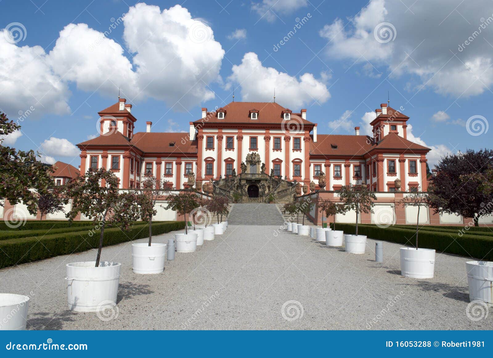 Troja the Prague castle stock photo. Image of outdoors - 16053288
