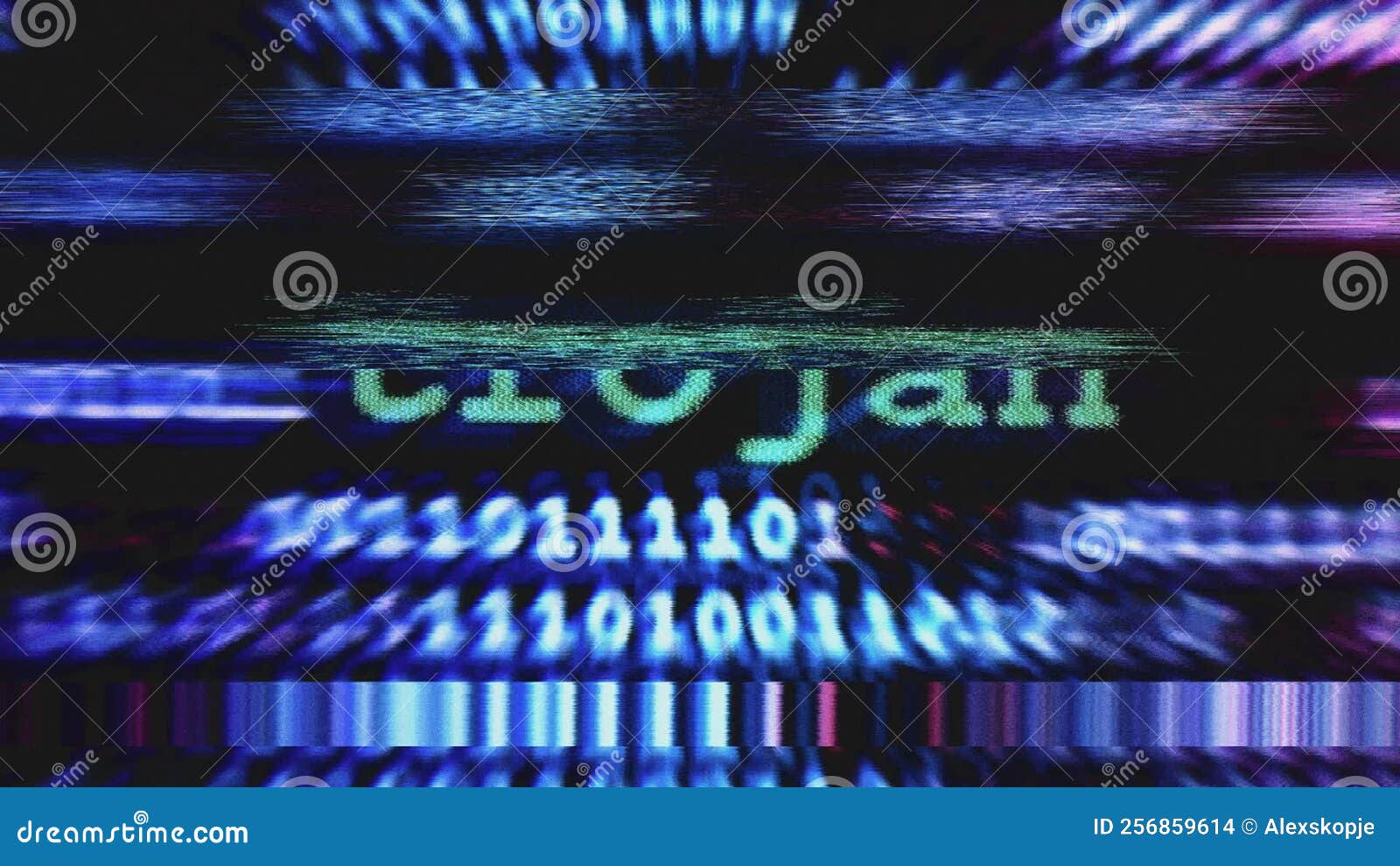 Trojan Broken Data on the Screen Glitch Effect Stock Footage - Video of ...