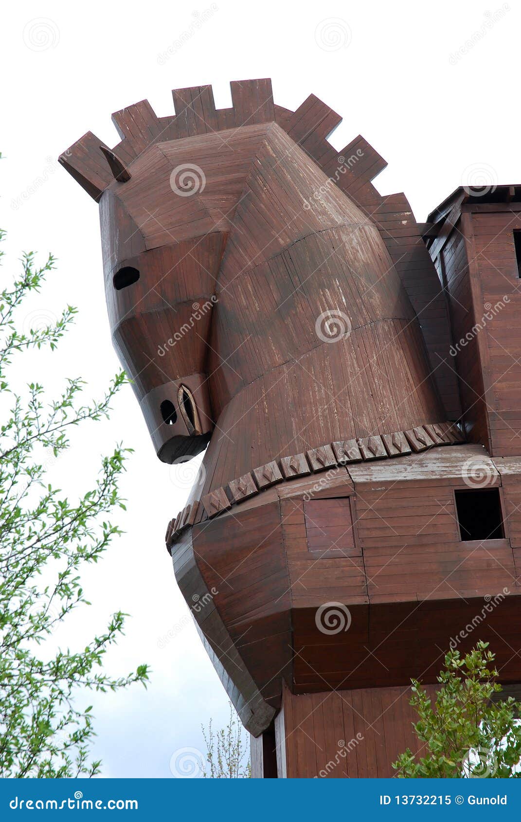 Trojan horse stock image. Image of travel, ruins, replica - 13732215