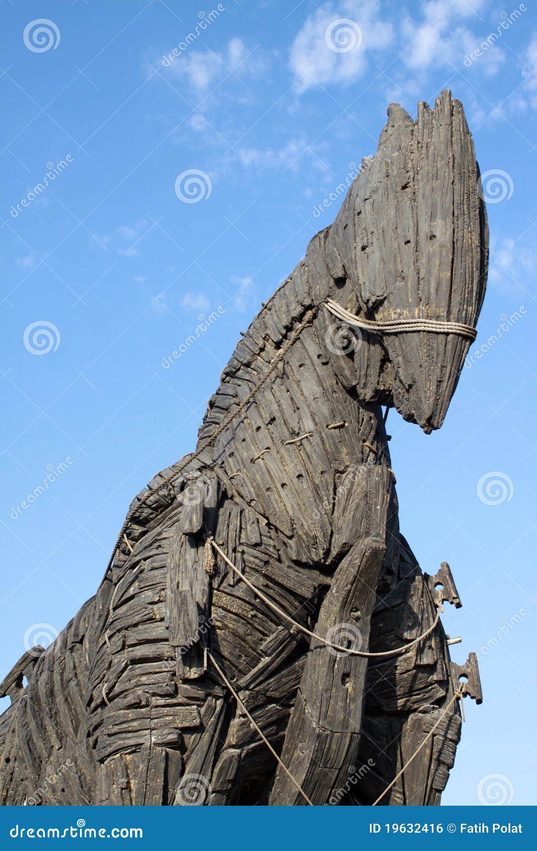 Trojan Horse stock photo. Image of wooden, travel, memorial - 19632416