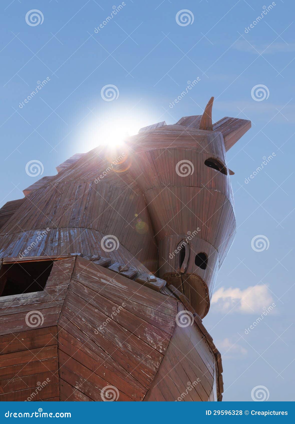 Trojan Horse stock photo. Image of invasion, inside, greek - 29596328