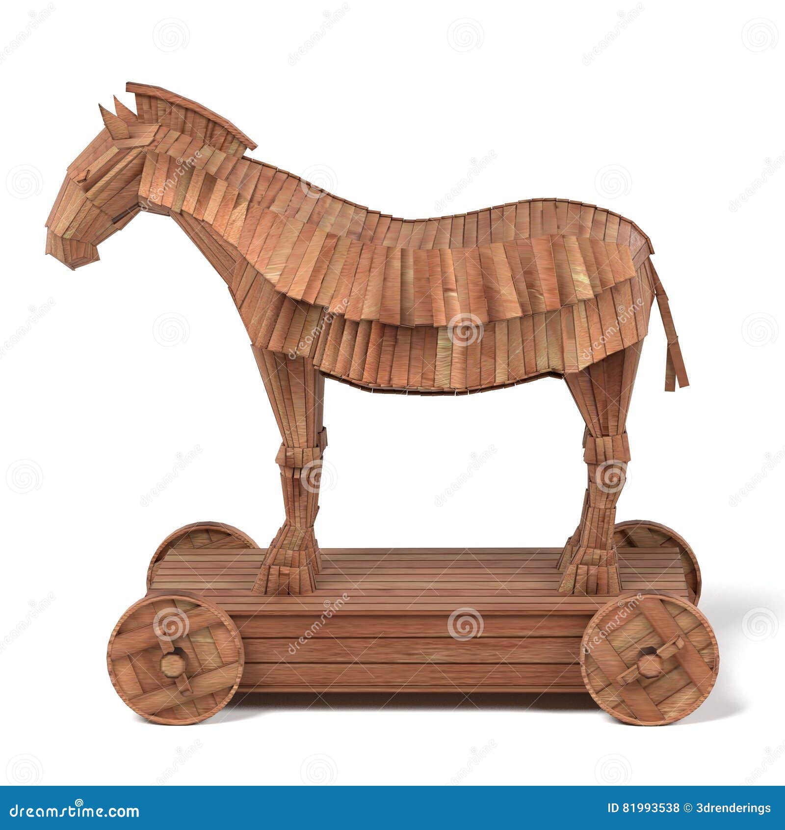 Trojan Horse stock de ilustración. Ilustración de homero - 81993538