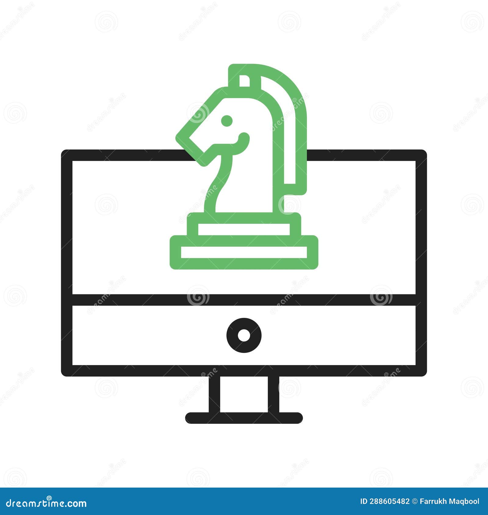 Trojan Icon Image. stock vector. Illustration of malware - 288605482